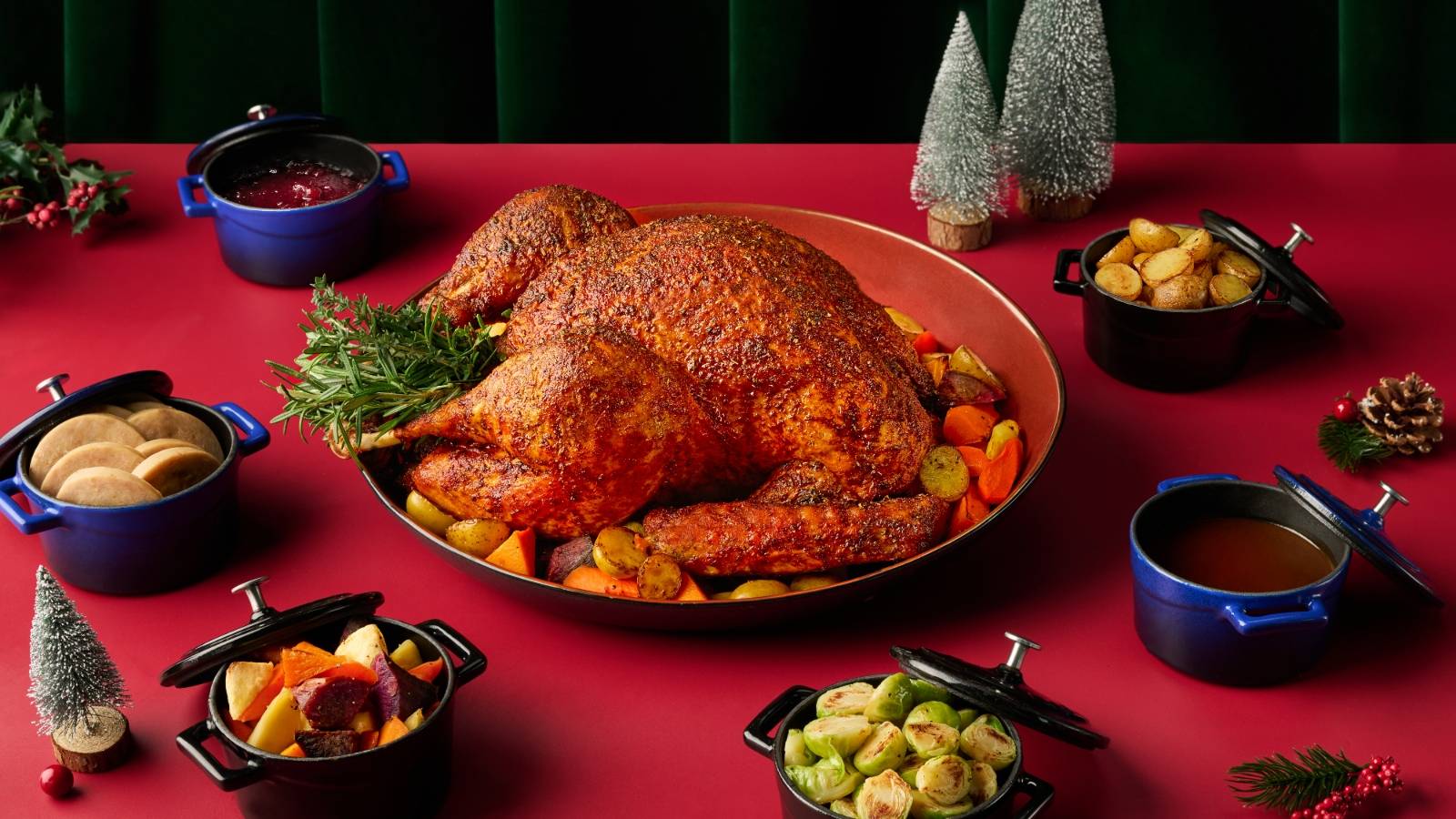 Mediterranean Style Roasted Whole US Tom Turkey 4.5kg (8-12 servings ...