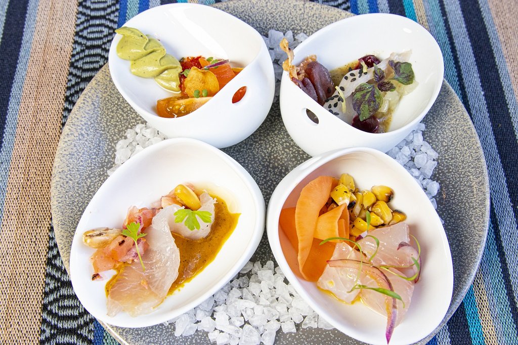 Ceviche Tasting Flight
