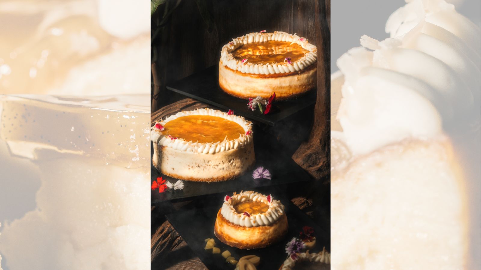 Coconut Basque Cheesecake