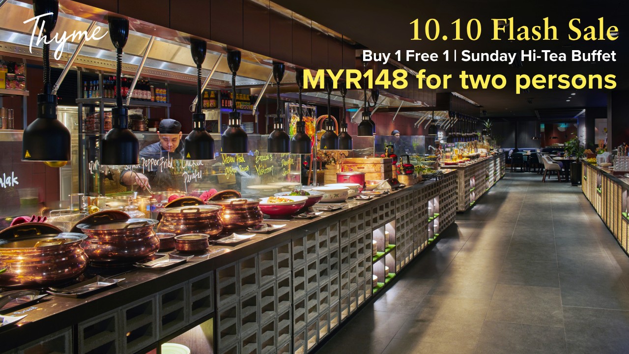 10.10 Flash Sale | Sunday Hi-Tea Buffet at Thyme