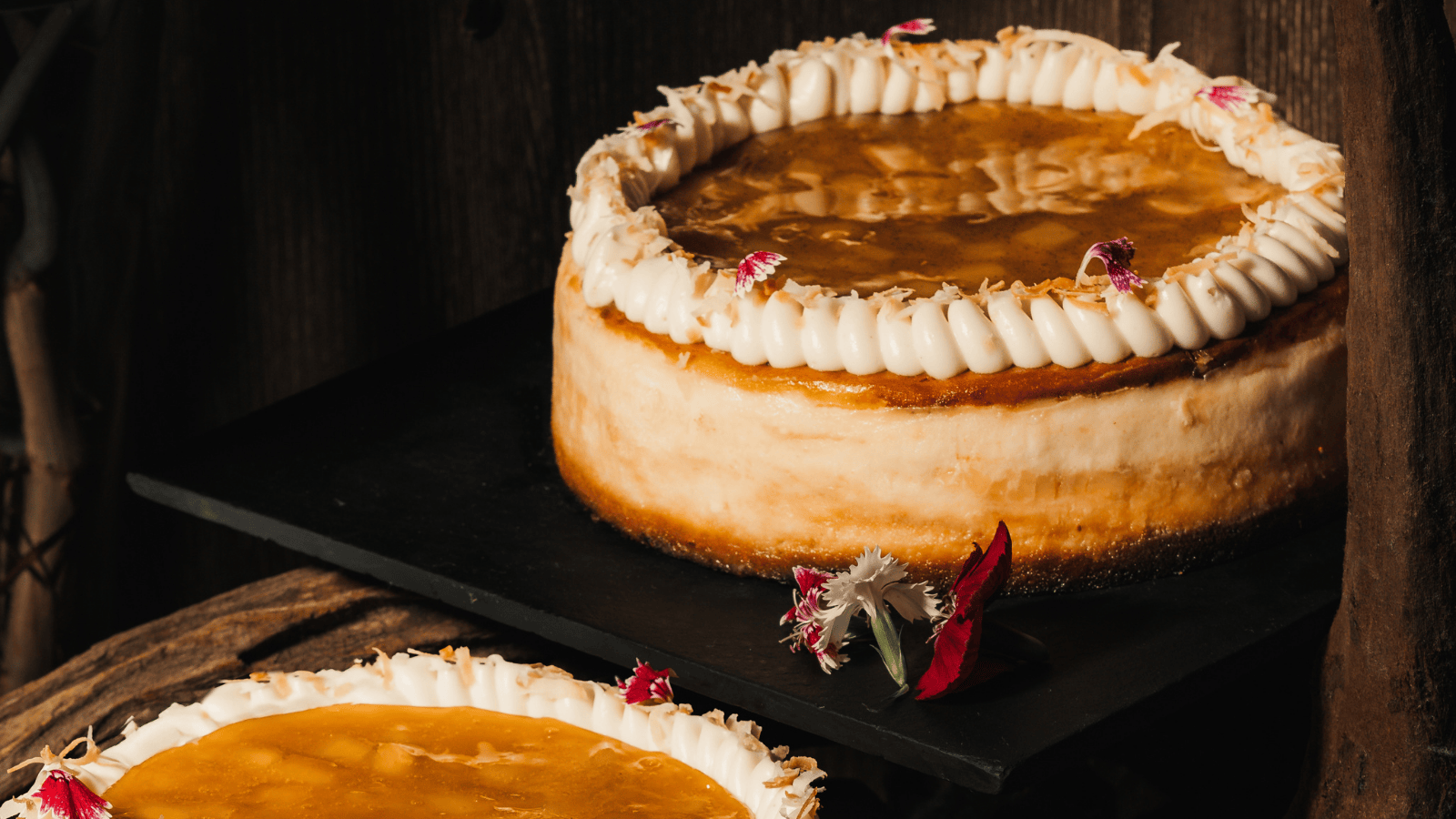 Coconut Basque Cheesecake