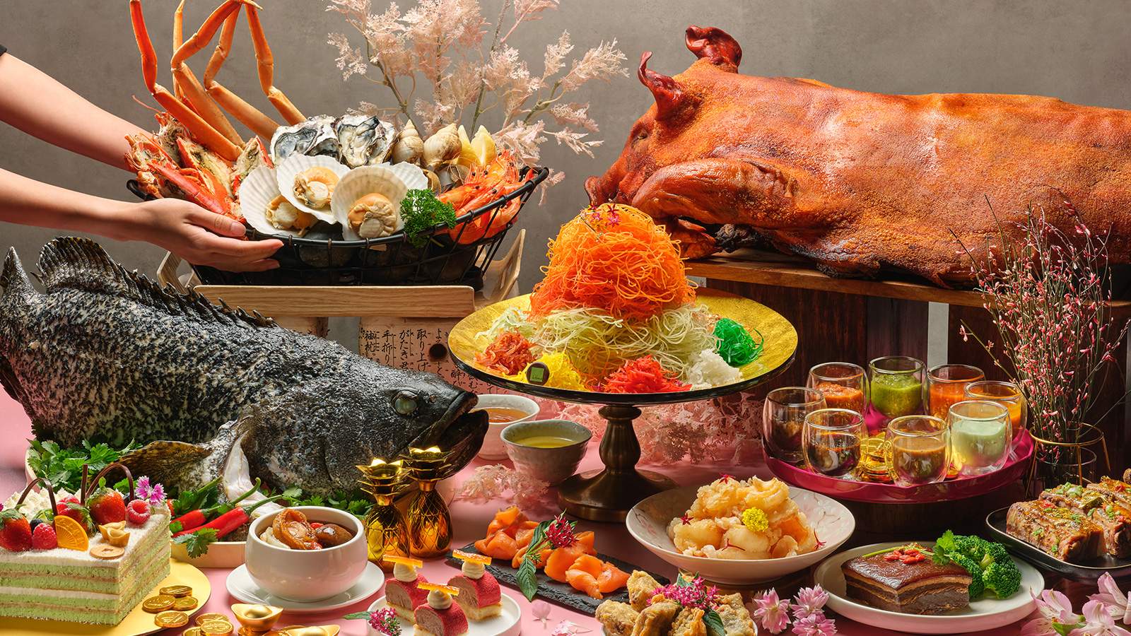 Dine 4 Pay 3 Feasts of Fortune Weekday Lunch Buffet at Lime Restaurant